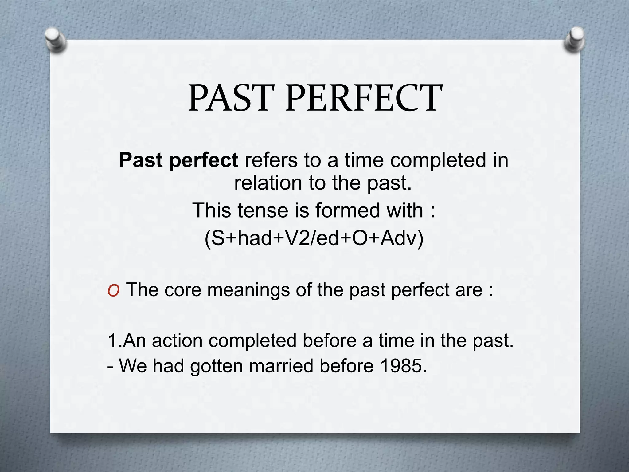 Perfect Aspect | PPTX