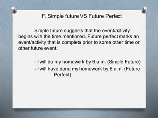 Perfect Aspect | PPTX