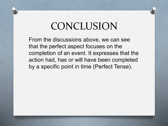 Perfect Aspect | PPTX