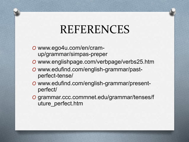 Perfect Aspect | PPTX