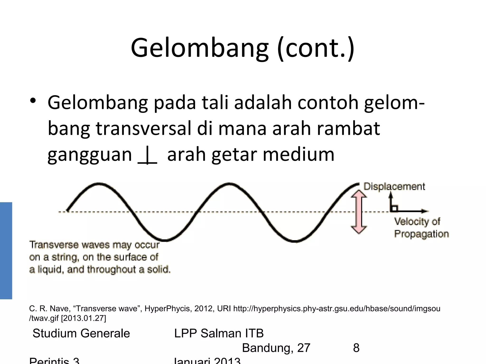Eksperimen gelombang dan contoh soalnya | PPT