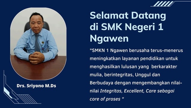 Slide presentasi penilaian kinerja kepala sekolah SMK Negeri 1 Ngawen Gunungkidul DIY | PDF