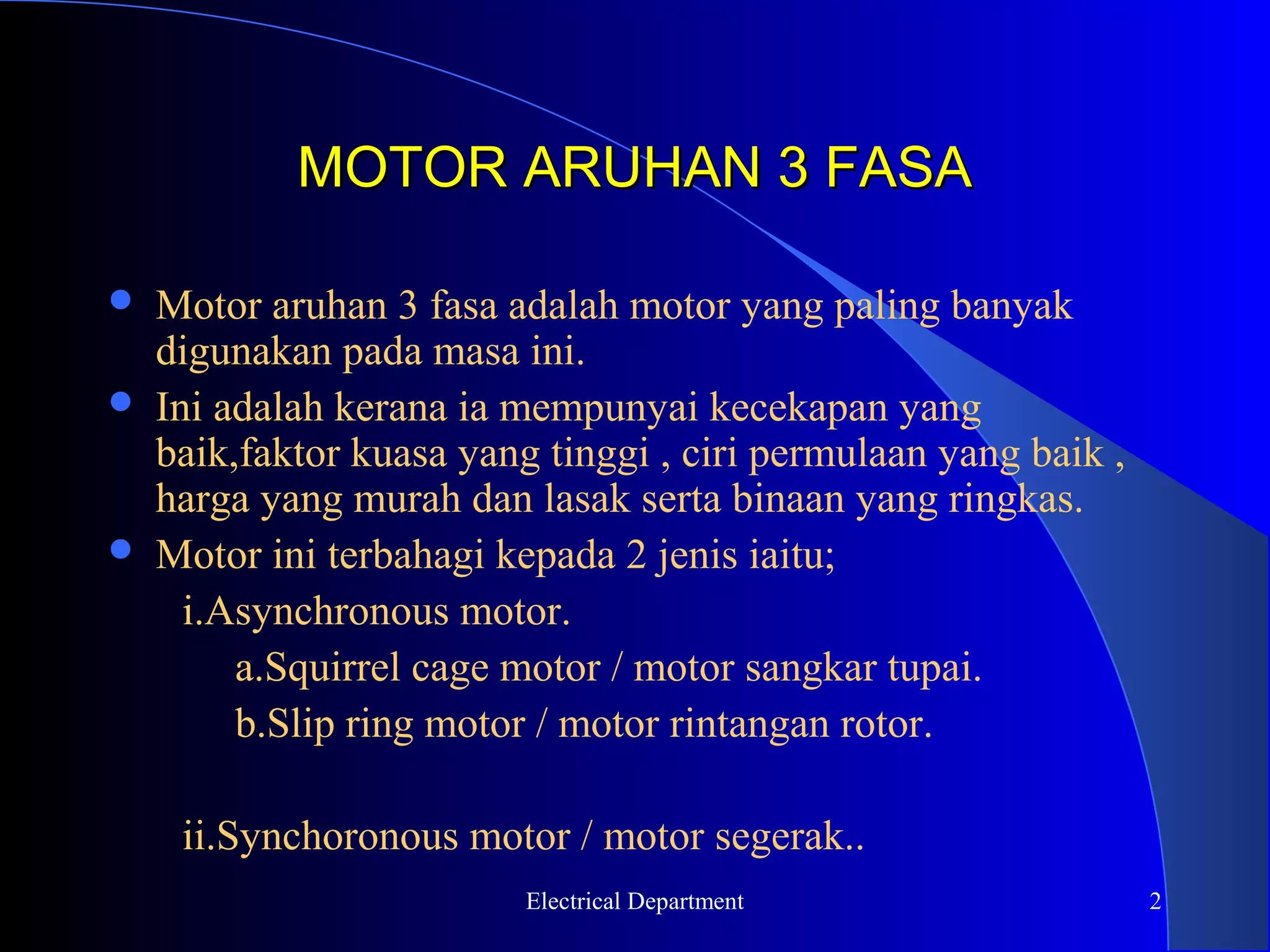 Slide pnp 3 phase motor | PPT