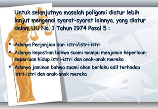 Slide poligami | PPT