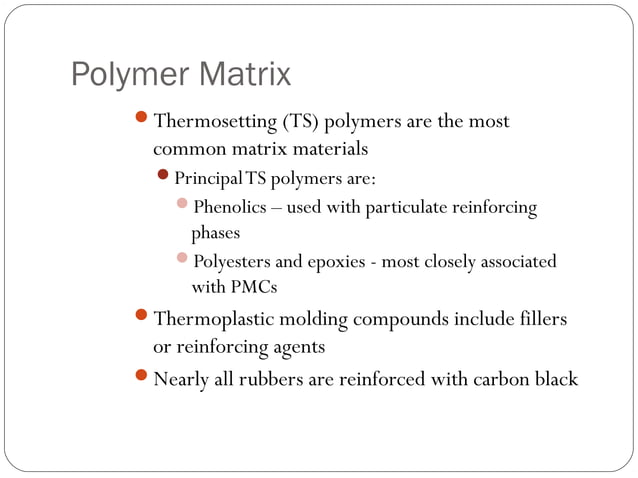 Slide polymer matrix (2) | PPT