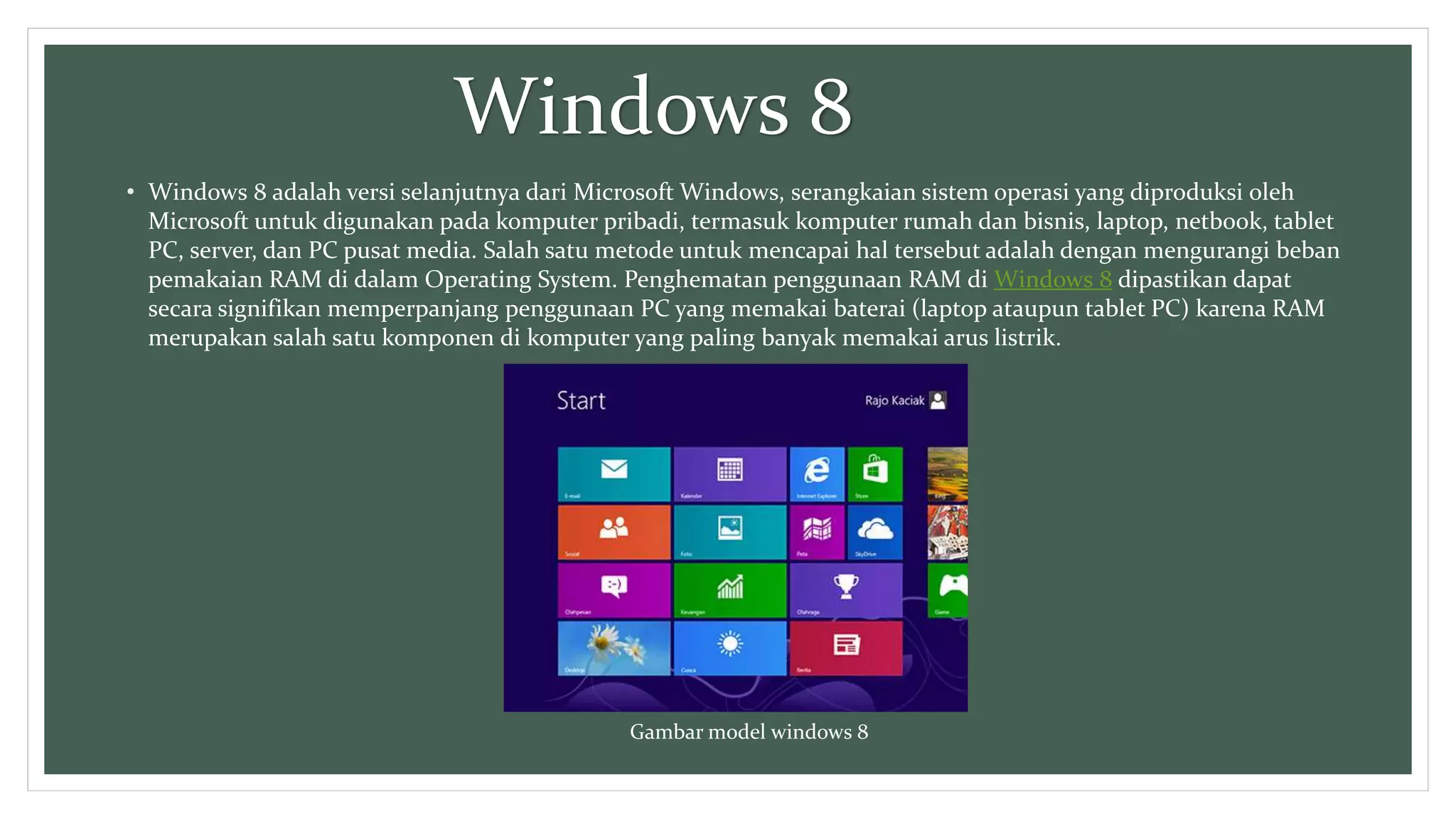 Sejarah Operating System Windows | PPTX