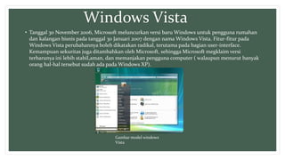 Sejarah Operating System Windows | PPTX