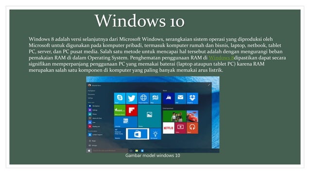 Sejarah Operating System Windows | PPT