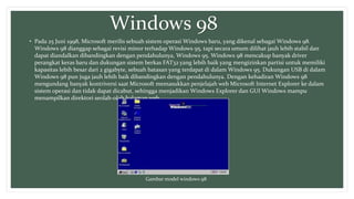 Sejarah Operating System Windows | PPTX