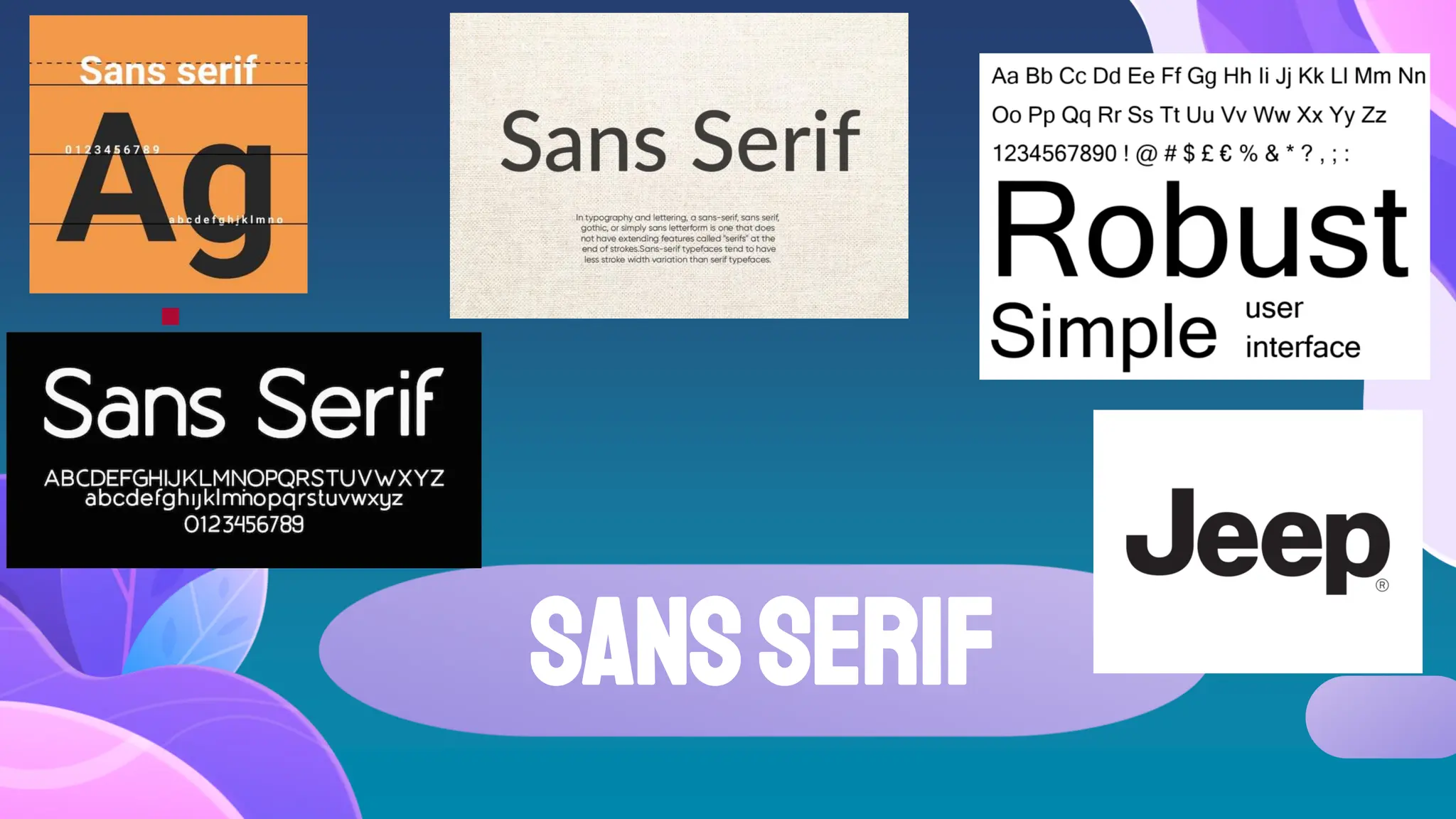 Contoh jenis - jenis huruf dari kategori huruf | PPT