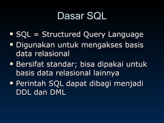 slide praktikum basis data | PPT