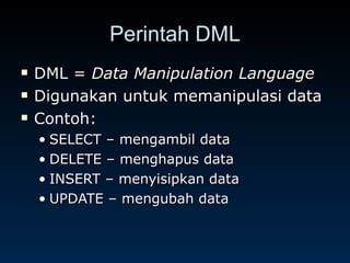 slide praktikum basis data | PPT