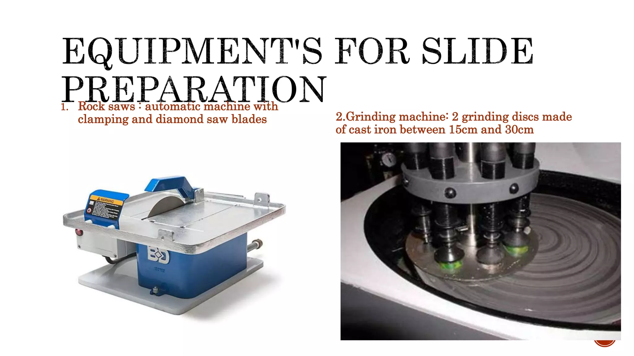 Slide preparation methods in mineralogy | PPTX