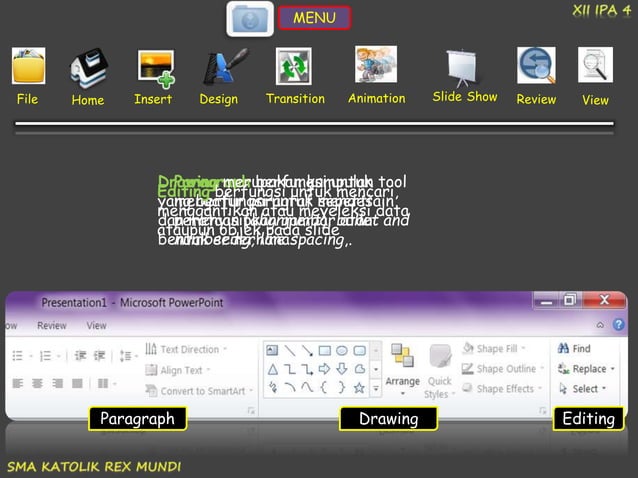Fungsi-Fungsi PowerPoint 2010 | PPT