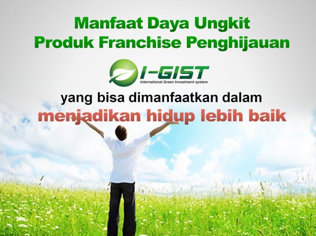 SLIDE PRESENTASI FRANCHISE I-GIST | PPT