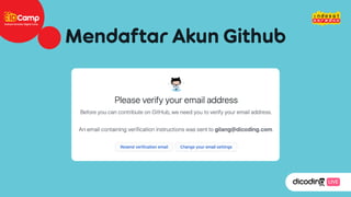 Cara Mudah Berkolaborasi dengan Github - Gilang Ramadhan | PPT