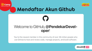 Cara Mudah Berkolaborasi dengan Github - Gilang Ramadhan | PDF