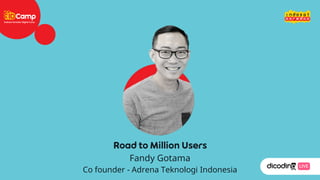 Building iOS Apps for Billion Users-Rendra Toro (Technology Advisor - Perintis Teknologi ...