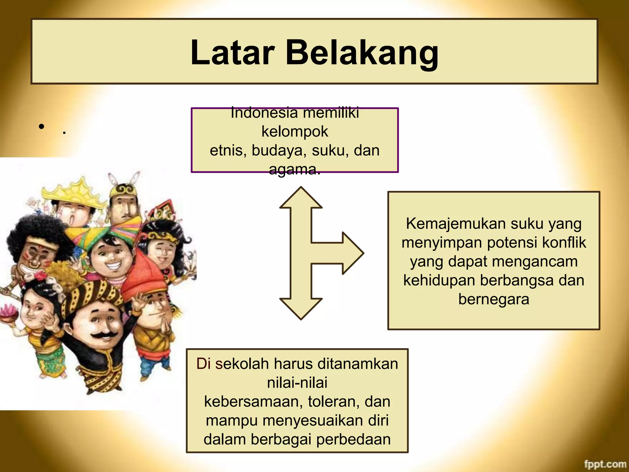 Slide presentasi pendidikan multikultural | PPSX