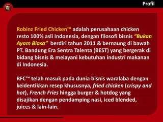 Slide presentasi robinz fried chicken™ | PPTX