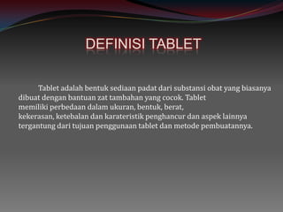 Slide Presentasi Tablet | PPTX