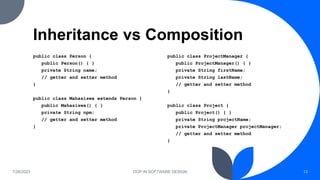Slide Presentasi Teknik OO pada Desain Software | PPTX | Programming Languages | Computing