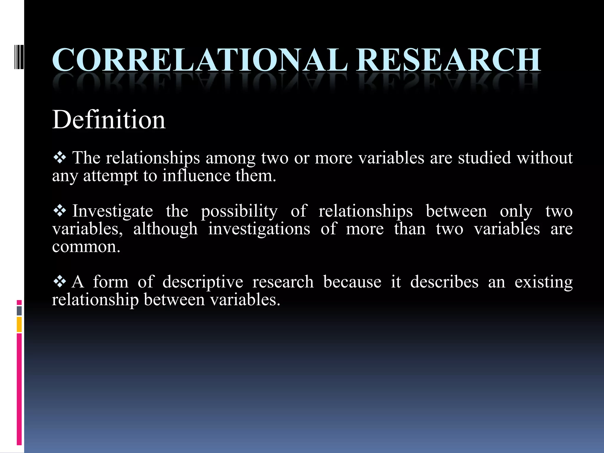 Correlational and Survey Research | PPT