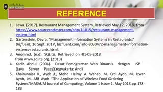ABC Restaurant Food Ordering Management System | PPT