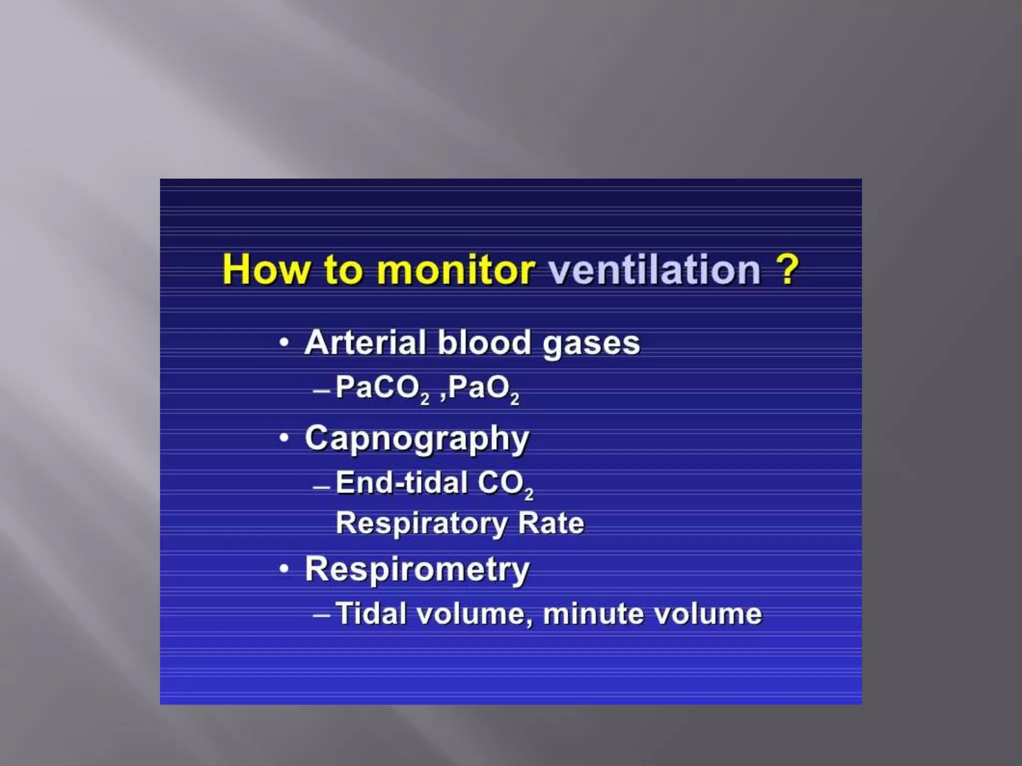 Monitoring system of anaesthesia | PPTX