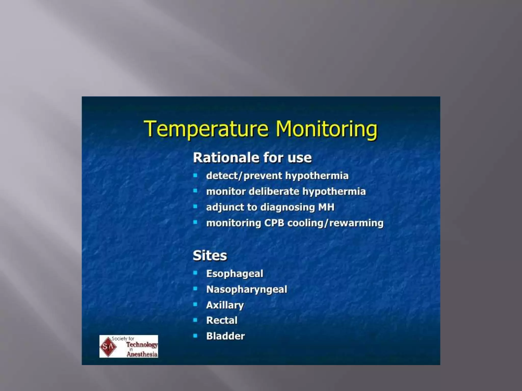 Monitoring system of anaesthesia | PPTX