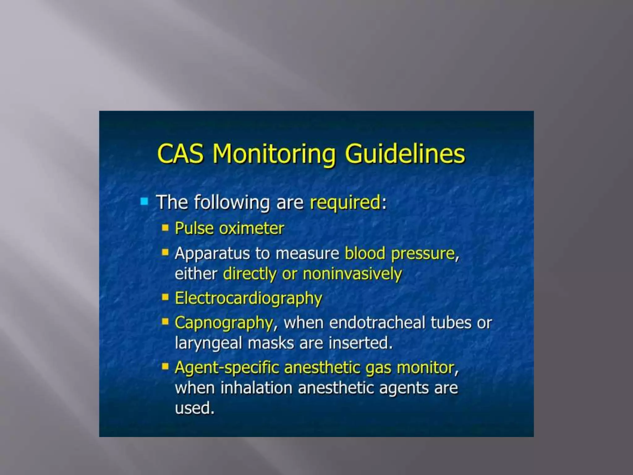 Monitoring system of anaesthesia | PPTX