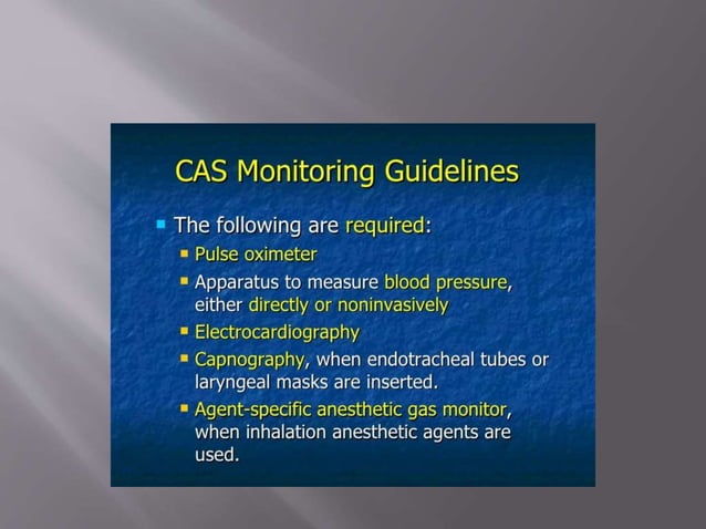 Monitoring system of anaesthesia | PPTX | First Aid | Injuries