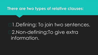 Relative Clauses | PPT