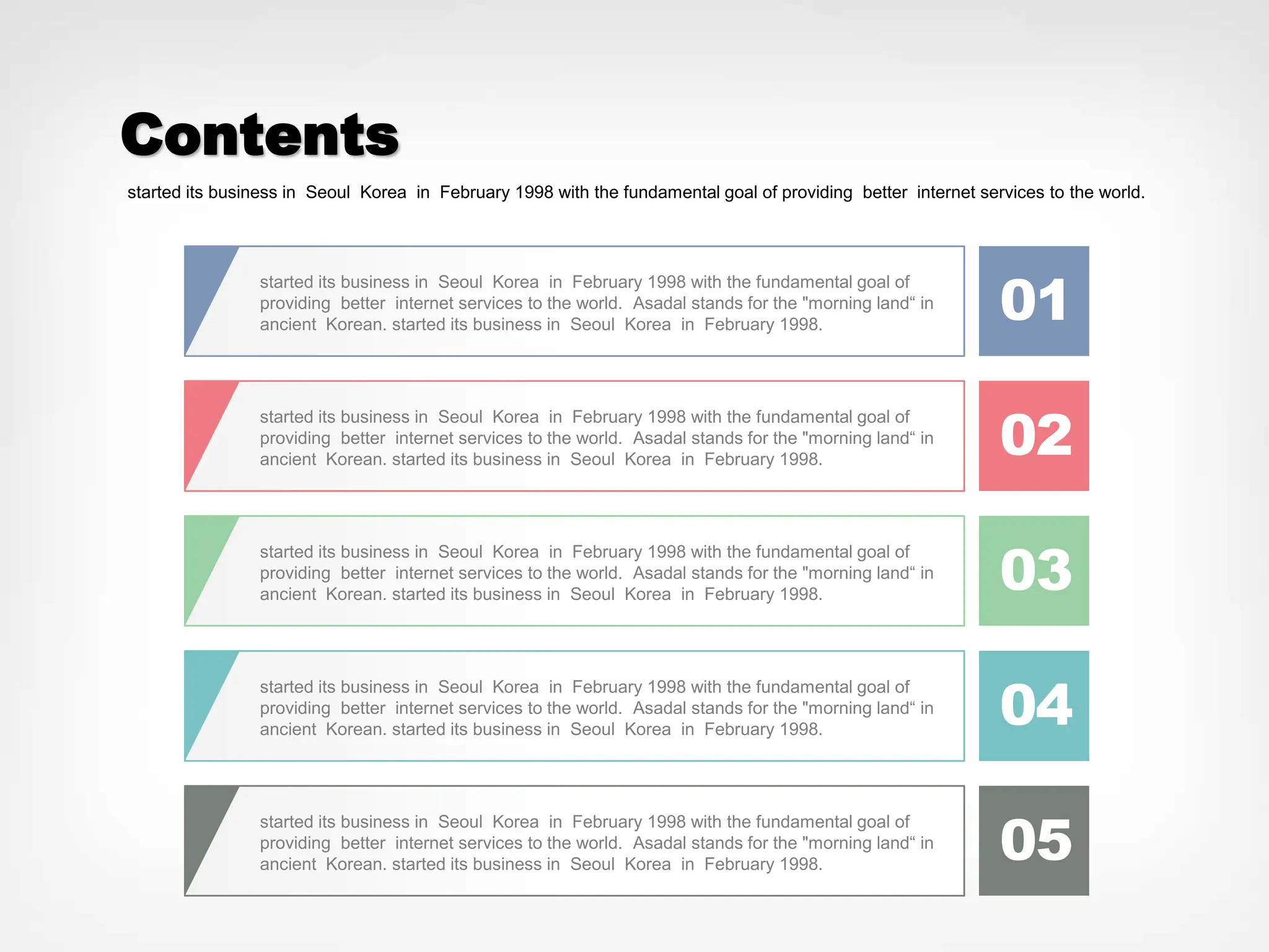 Sample SLIDE for Presentation 6 set.pptx