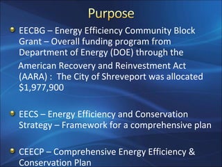 Slide Presentation For Eecbg For Steering Committee | PPT