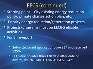 Slide Presentation For Eecbg For Steering Committee | PPT
