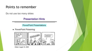 Slide presentation guidelines | PPT