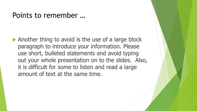 Slide presentation guidelines | PPT