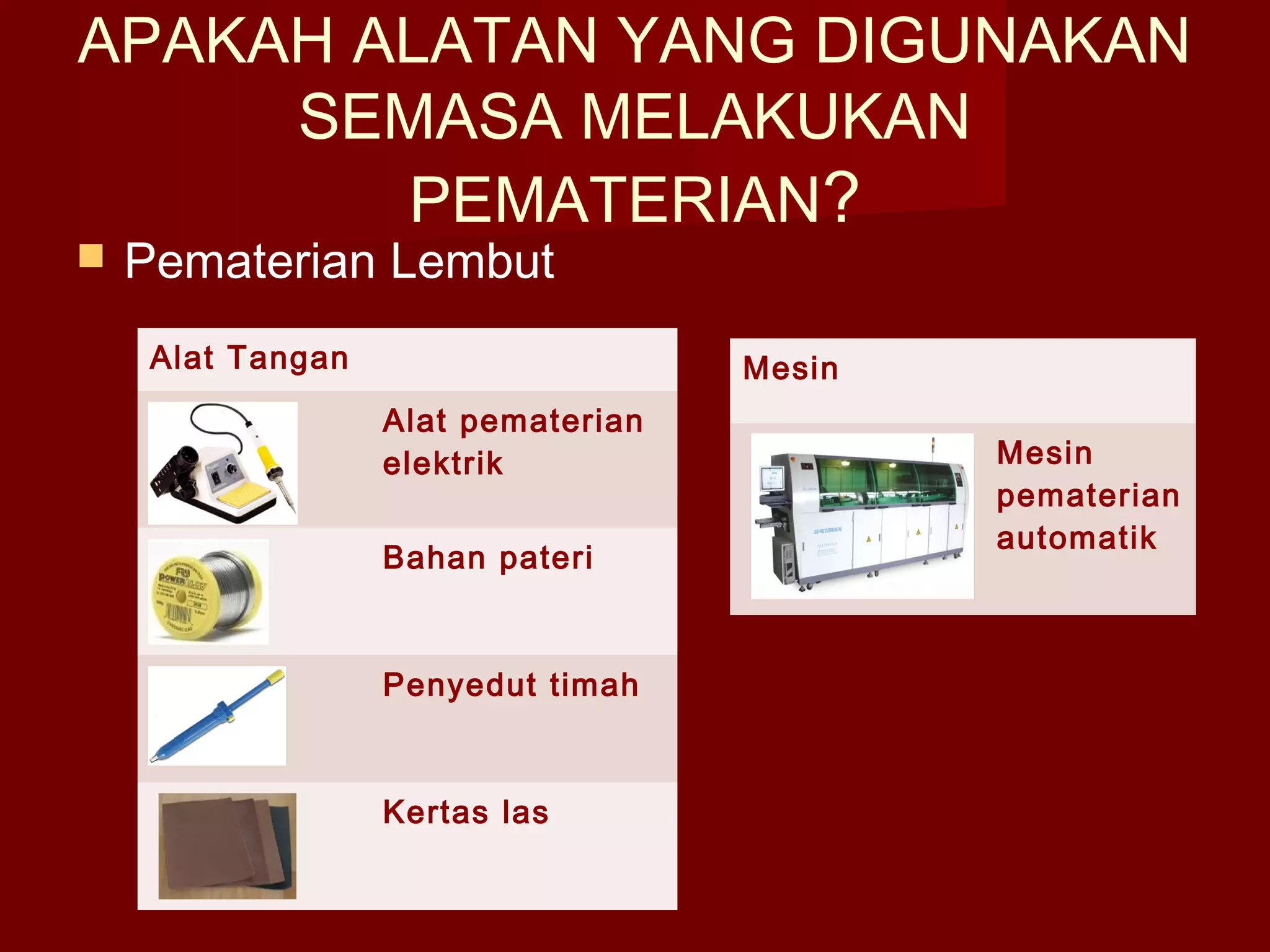 soldering @ pematerian | PPT