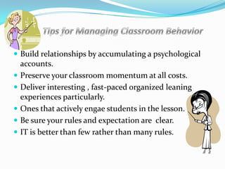 CLASSROOM MANAGEMENT | PPTX