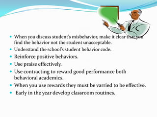 CLASSROOM MANAGEMENT | PPTX