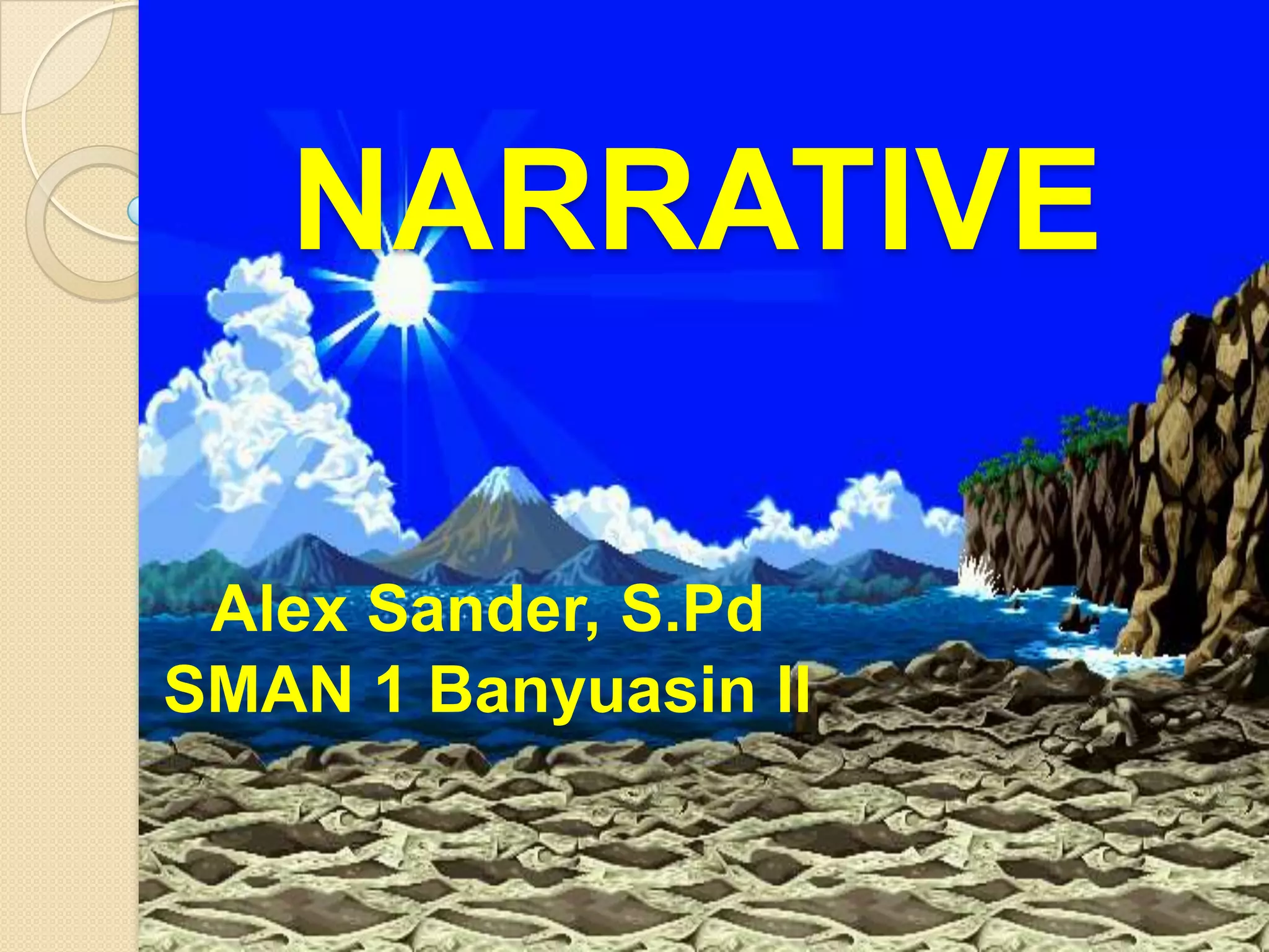 Slide presentation narrative | PPT