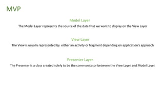 Slide Presentation of MVP Pattern Concept | PPTX | Computer Software ...