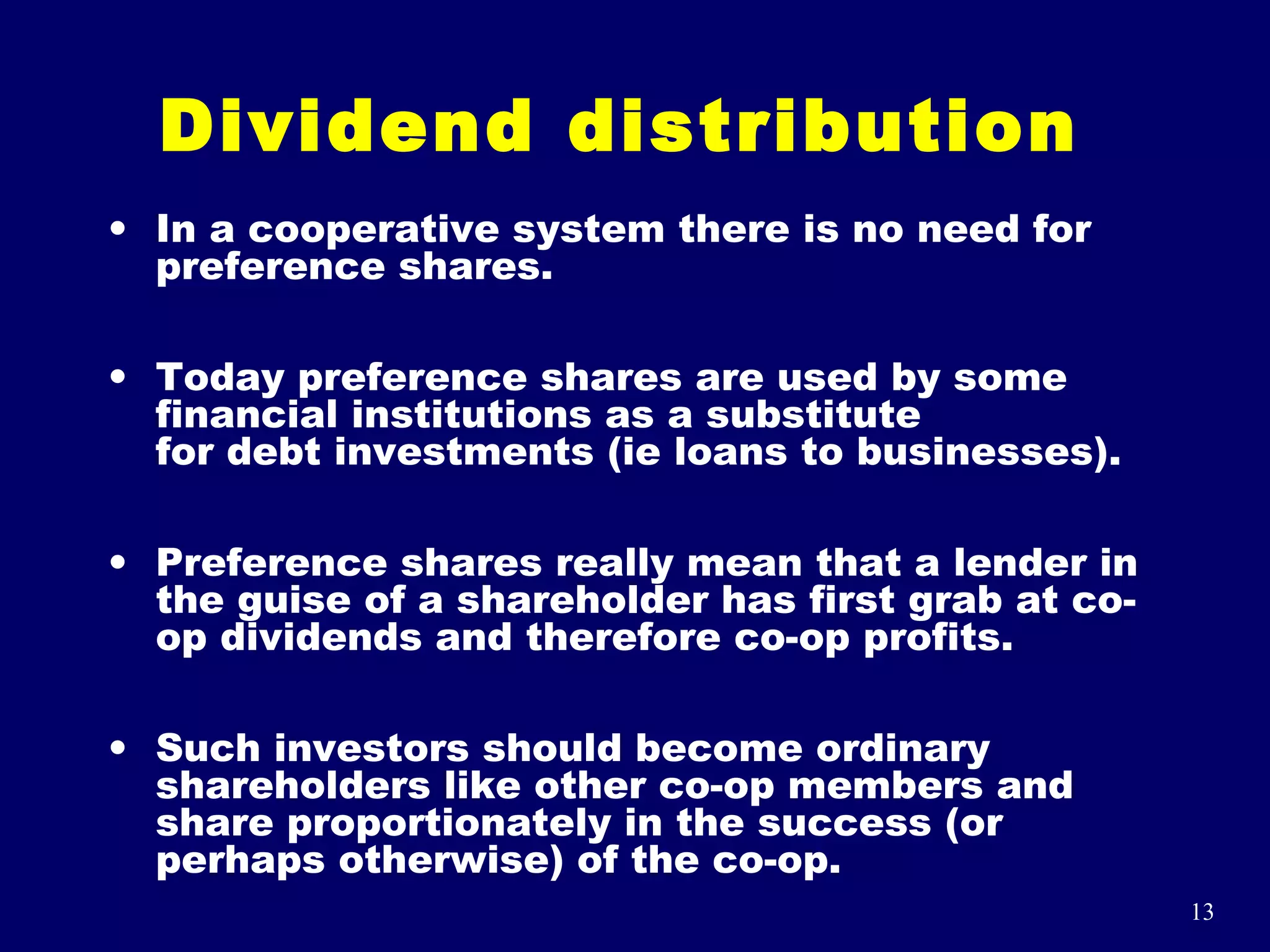 Slide presentation on cooperative society | PPT
