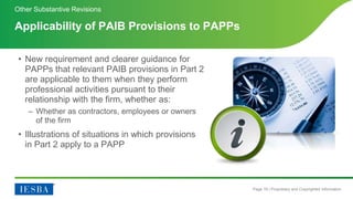 Overview of the New International Code of Ethics | PPT