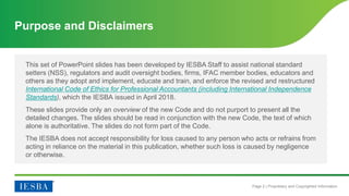 Overview of the New International Code of Ethics | PPT