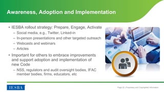 Overview of the New International Code of Ethics | PPT