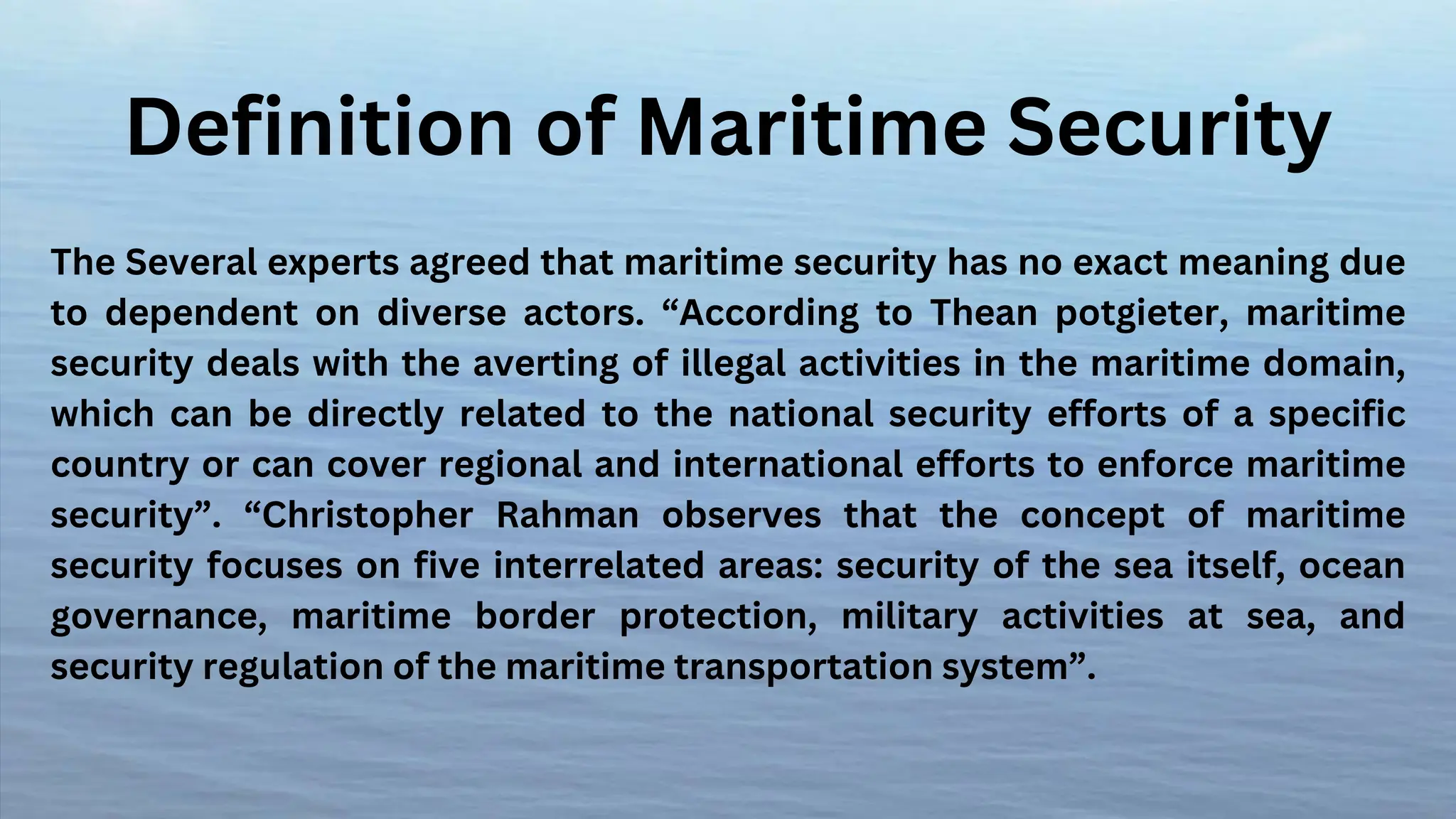 Contemporary Maritime Security Threats: Bangladesh Perspective | PPTX