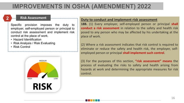OSHA 2022 and FMA 2022 Ammendments New Briefings | PDF