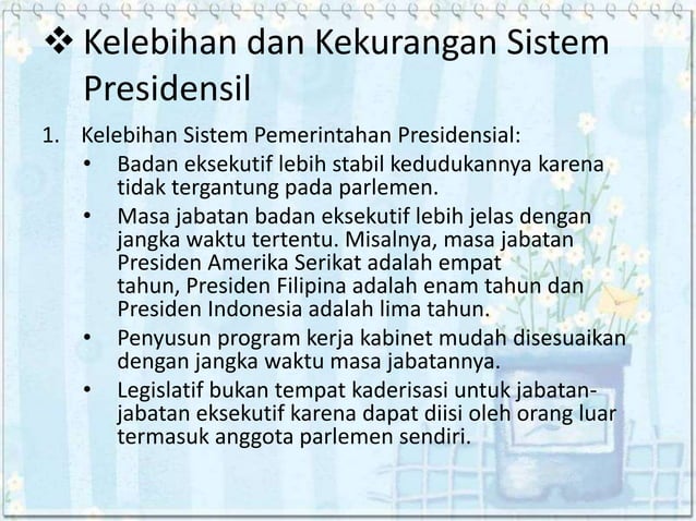 Sistem Pemerintahan | PPTX